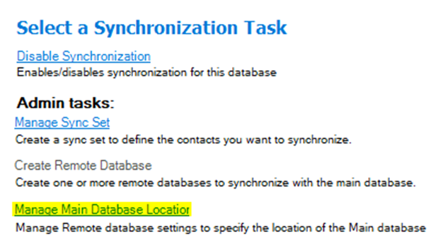How To Change Sync Server Settings Within ACT! v24 (Bravo - post ...